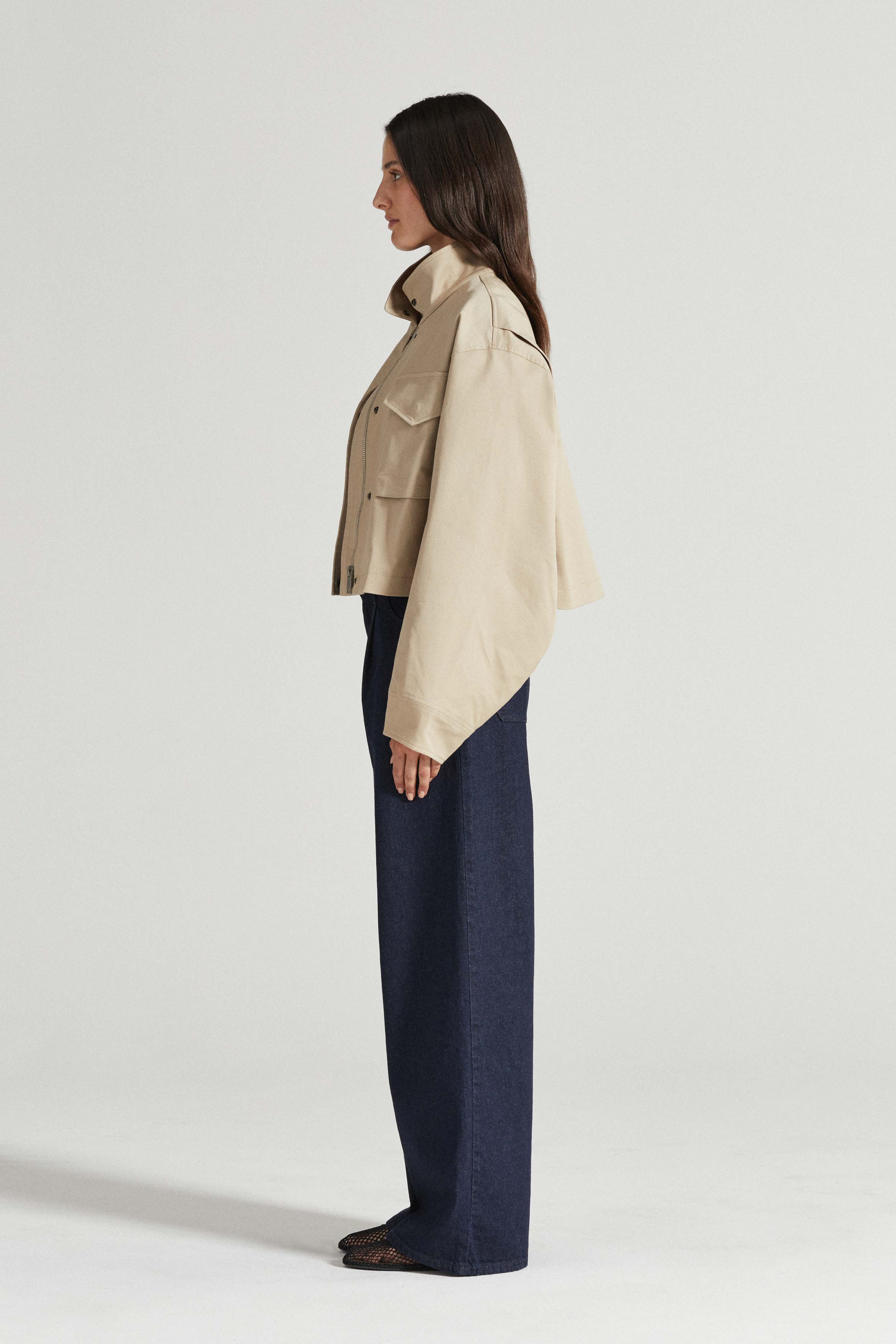 The Esther Cropped Trench – friends with frank.